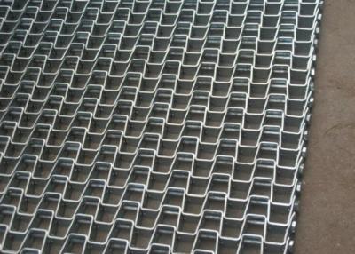 China SUS316 Flat Wire Conveyor Belt 25.4-50.8mm Sizes for Chemical Industry Anti-Corrosion Applications for sale