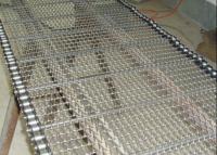 China 304 Stainless Steel Plain Weave Chain Conveyor Belt for sale