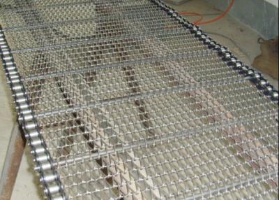 China 304 Stainless Steel Plain Weave Chain Conveyor Belt for sale