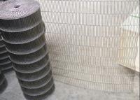 China Food Processing Oven Ss304 Flat Flex Conveyor Belt 4mm Pitch for sale