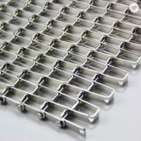 China Industrial Stainless Steel Flat Wire Mesh Conveyor Belt 500mm Width for Freezing Baking Drying Line for sale