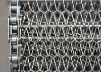 China Chain 304 Ss Wire Mesh Conveyor Belt Width 800mm for sale