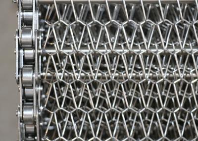 China Chain 304 Ss Wire Mesh Conveyor Belt Width 800mm for sale