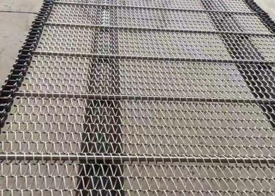 China 304 Stainless Steel Spiral Mesh Conveyor Belt 1-3mm Wire 4-12mm Rod for Seafood Processing for sale