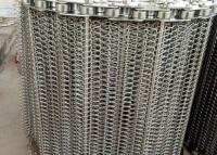 China Vegetable Sorting 316l Stainless Steel Spiral Mesh Belt for sale