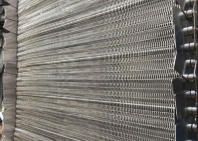 China 304 Stainless Steel Chain Link Conveyor Belt for Strawberry Cleaning System Custom Size for sale