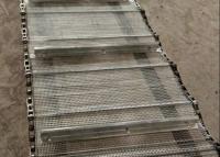 China Food Grade 316L Stainless Steel Chain Mesh Conveyor Belt 200mm to 5000mm Width for sale