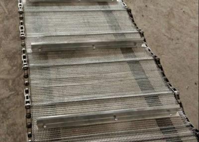 China Food Grade 316L Stainless Steel Chain Mesh Conveyor Belt 200mm to 5000mm Width for sale