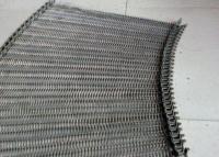 China Food Grade 304 Stainless Steel Flat Flex Wire Mesh Conveyor Belt 1.2m Width 86% Open Area for sale