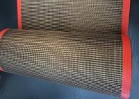 China PTFE Coated Fiberglass Mesh Conveyor Belt High Temperature 260°C 1x1mm for sale