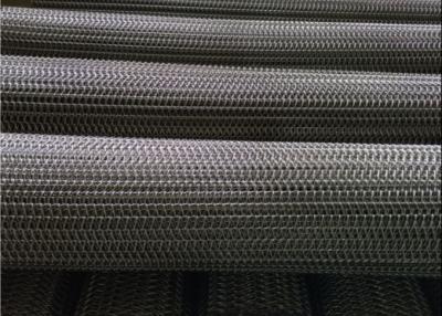 China Stainless Steel Compound Cord Weave Conveyor Belt 1m x 30m for Glass Cooling for sale