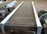 China 201 Stainless Steel Chain Conveyor Belt for Vegetable Cleaning 19.05mm Pitch for sale