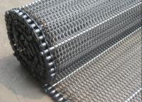 China 316 Stainless Steel Chain Mesh Conveyor Belt 1-3mm Wire Diameter 0.2-4m Width High Temperature Resistant for sale