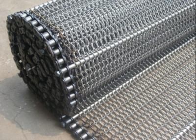 China 316 Stainless Steel Chain Mesh Conveyor Belt 1-3mm Wire Diameter 0.2-4m Width High Temperature Resistant for sale