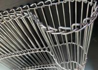 China 50cm Width 1mm Sus316 Flat Wire Conveyor Belt Pizza Production for sale