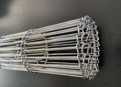 China SUS304 Flat Flex Conveyor Belt 300mm Width for Fish Processing Machine for sale