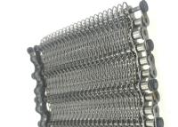 China 304 316 Stainless Steel Spiral Wire Mesh Conveyor Belt for Fast Frozen Food Processing for sale