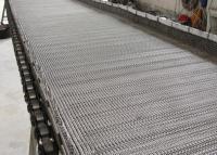 China Spiral Wire Perforated Chain Mesh Conveyor Belt Carbon Steel for sale