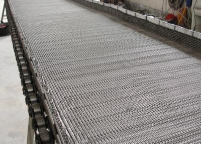 China Spiral Wire Perforated Chain Mesh Conveyor Belt Carbon Steel for sale