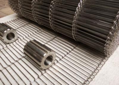 China Custom Flat Flex Conveyor Belt 304 Stainless Steel Food Grade 9.2mm Pitch for Chocolate Factory for sale