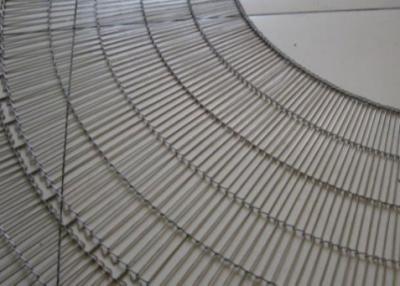 China 316L Stainless Steel Flat Flex Conveyor Belt Inner Drying Customized 9.2mm Pitch for sale