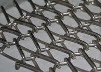 China Cleanable Stainless Steel Conveyor Chain Mesh Belt for Architectural Decoration 1150°C for sale