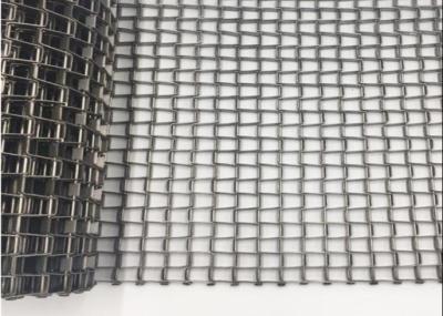China Food Grade Sus 201 Flat Wire Mesh Belt In Canning Processing Machine for sale