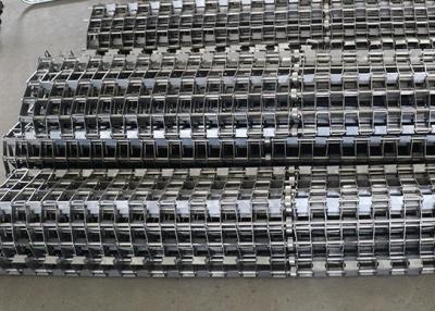 China 304 Stainless Steel Honeycomb Conveyor Belt 12.7-76.2mm Pitch for Bread Production for sale