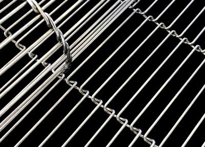 China 316 Stainless Steel Flat Flex Conveyor Belt 0.1-10mm Wire Diameter Food Grade for sale