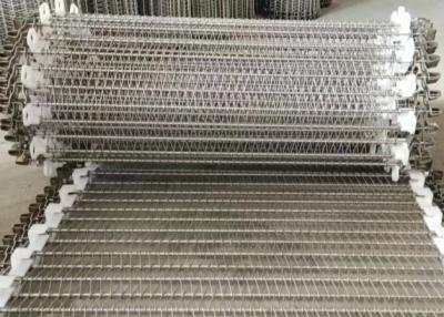 China 400mm Width Sus304 Spiral Mesh Belt Meat Freeze Processing for sale