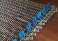 China SUS304 Seafood Processing Spiral Conveyor Belt 2.0mm Wire Diameter Up to 5m Width for sale