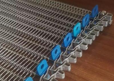 China SUS304 Seafood Processing Spiral Conveyor Belt 2.0mm Wire Diameter Up to 5m Width for sale