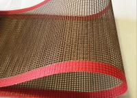 China PTFE Coated Fiberglass Mesh Conveyor Belt 4x4mm for Rotary Printing Machine Chemical Resistance for sale