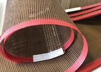 China 8x8mm PTFE Mesh Conveyor Belt Heat Resistant Non Stick for Food Drying 260C for sale