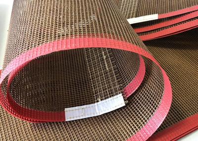China 8x8mm PTFE Mesh Conveyor Belt Heat Resistant Non Stick for Food Drying 260C for sale