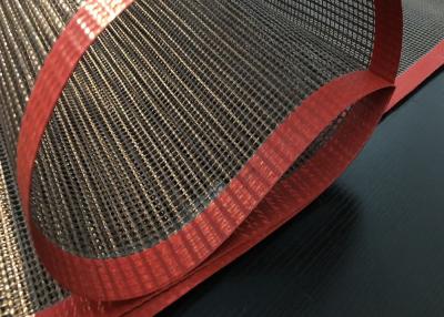 China PTFE Coated Fiberglass Mesh Conveyor Belt 4x4mm Food Grade Heat Resistant for sale