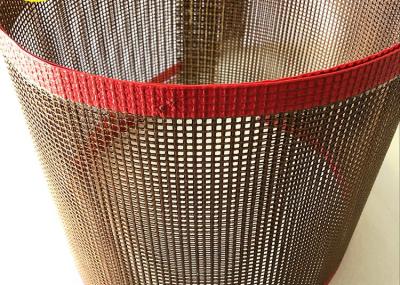 China Chemical Resistant 6x6mm PTFE Conveyor Belt for Textile Printing Machine 260°C for sale