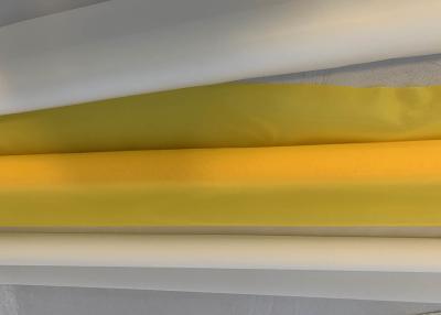 China 100% Nylon Screen Printing Mesh Roll 110 Mesh 43t White Yellow for T-Shirt Printing for sale