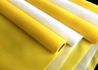 China Yellow White 200 Mesh Screen Printing Material 115cm Width - Monofilament Polyester Fabric for Industrial Printing for sale