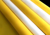 China 140T Plain Weave Monofilament Screen Printing Mesh 1.25m Width White Yellow Color for Industrial Applications for sale