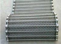 China 316l Spiral Mesh Belt High Temperature Potato Cleaning Conveyor for sale