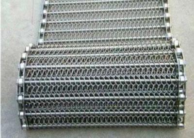 China 316l Spiral Mesh Belt High Temperature Potato Cleaning Conveyor for sale