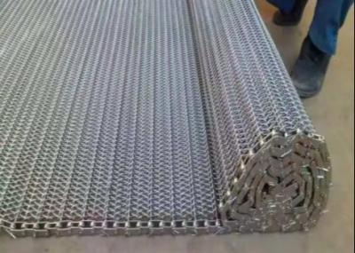China Food Grade Stainless Steel Spiral Mesh Belt 304 316 1-3mm Wire 4-12mm Rod for sale