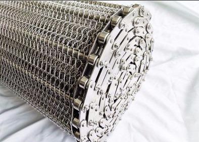China Food Grade Stainless Steel Chain Link Wire Mesh Conveyor Belt for Fruit Drying 2062 for sale