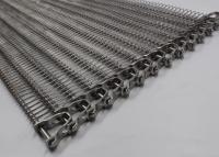 China Stainless Steel 201 Chain Mesh Conveyor Belt for Vegetable Blanching 50cm-5m Width for sale