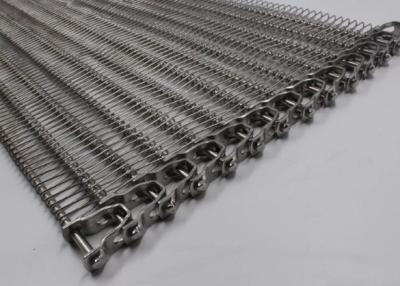 China Stainless Steel 201 Chain Mesh Conveyor Belt for Vegetable Blanching 50cm-5m Width for sale