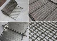 China Flat Wire 317 Stainless Steel Mesh Conveyor Belt For Screening Cargo for sale