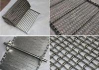 China 430 Stainless Steel Flat Wire Conveyor Belt for Towing Boat Heavy Duty 180 Degree Turn for sale