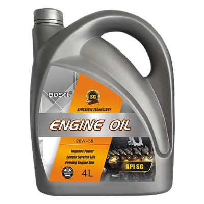 China car engine oil high quality cheap SG 20w50 Gasoline Engine Oil for sale