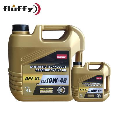 China BOSIL Customized Label Packaging Synthetic Engine Oil SL 15W40 for sale